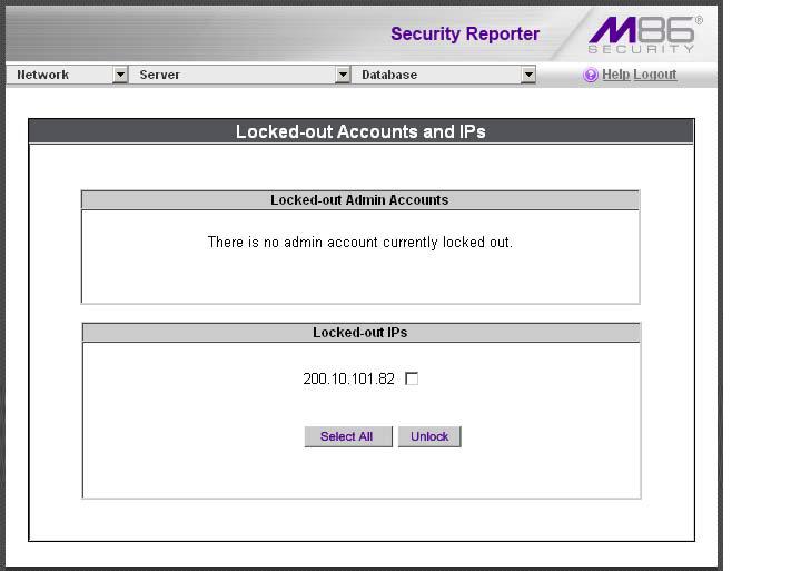 SR user locked out from User Interface